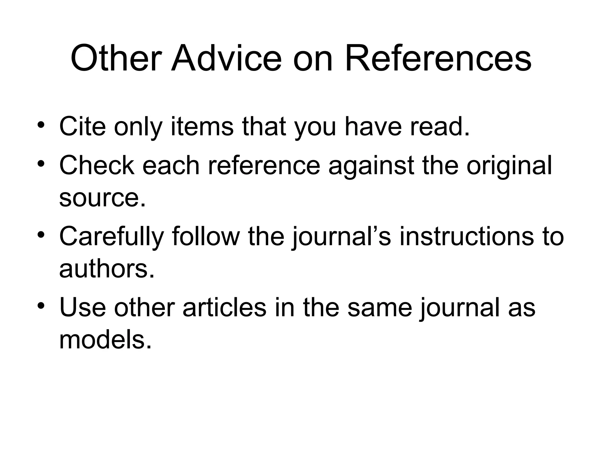 COURSE: citing-references. presentation(ppt) | PPT
