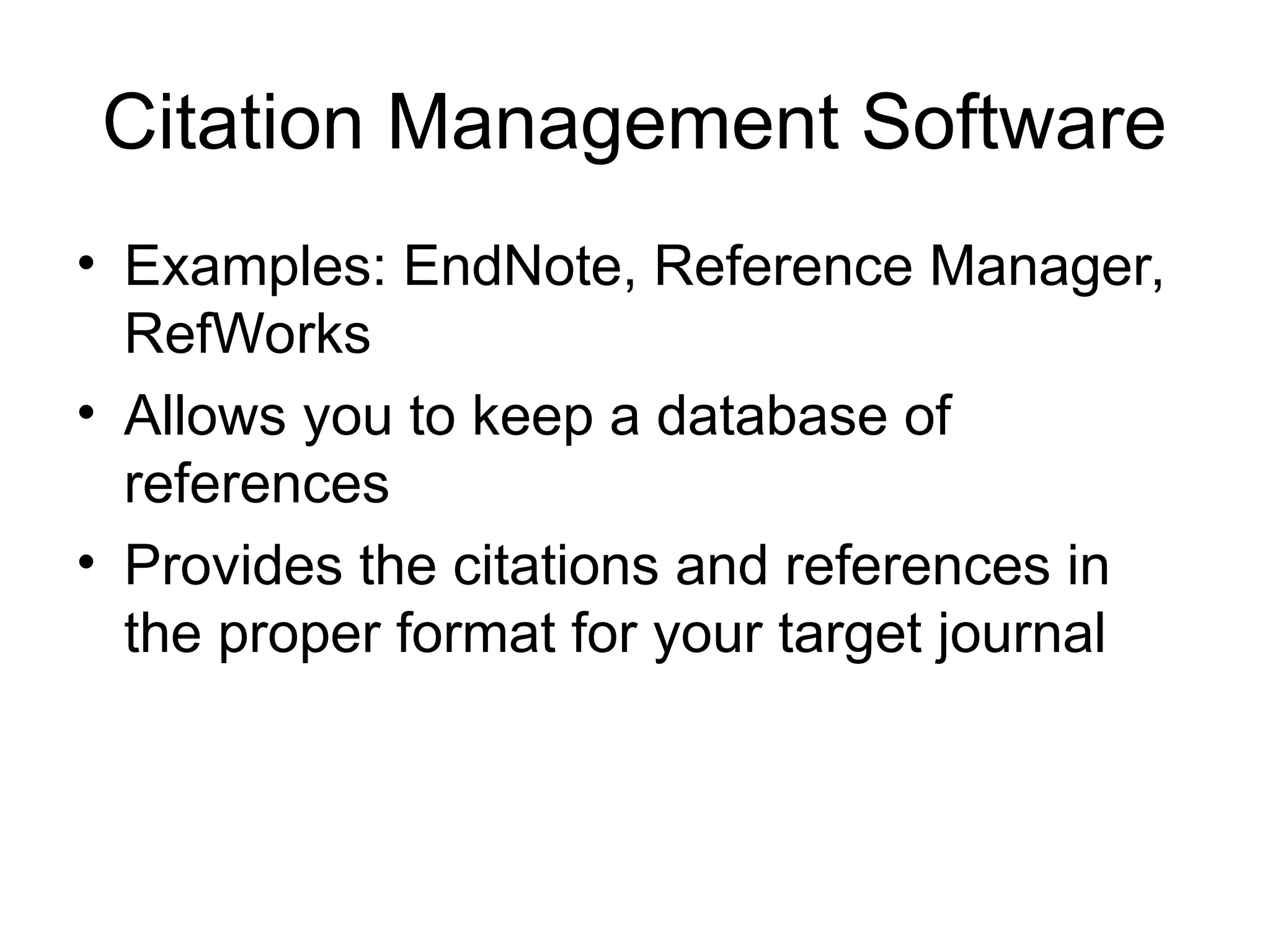 COURSE: citing-references. presentation(ppt) | PPT