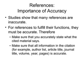 citing and references & bibliography .ppt