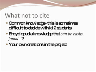 Citing Sources | PPT