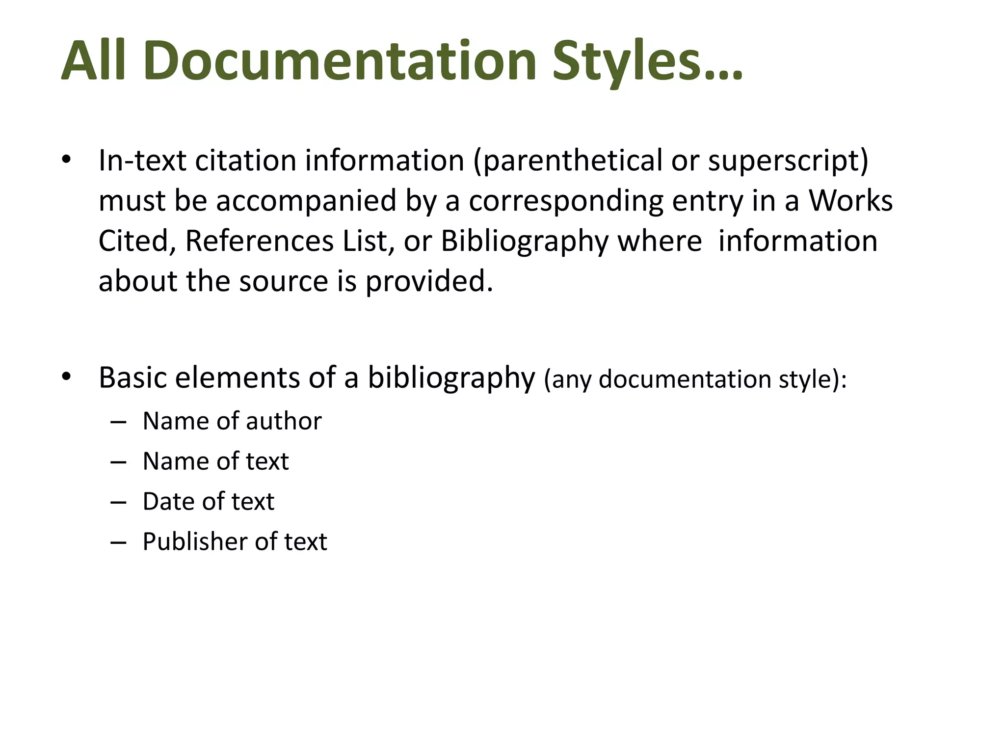 Citing Sources in Technical Writing | PPTX