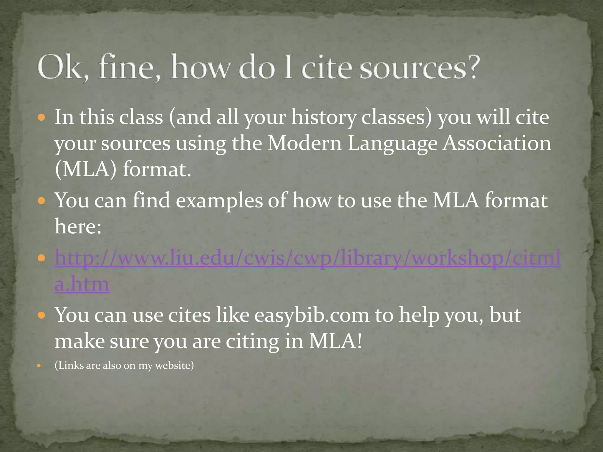 Citing And Using Reliable Sources | PPT