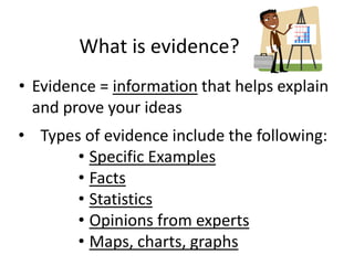 Citing evidence | PPTX