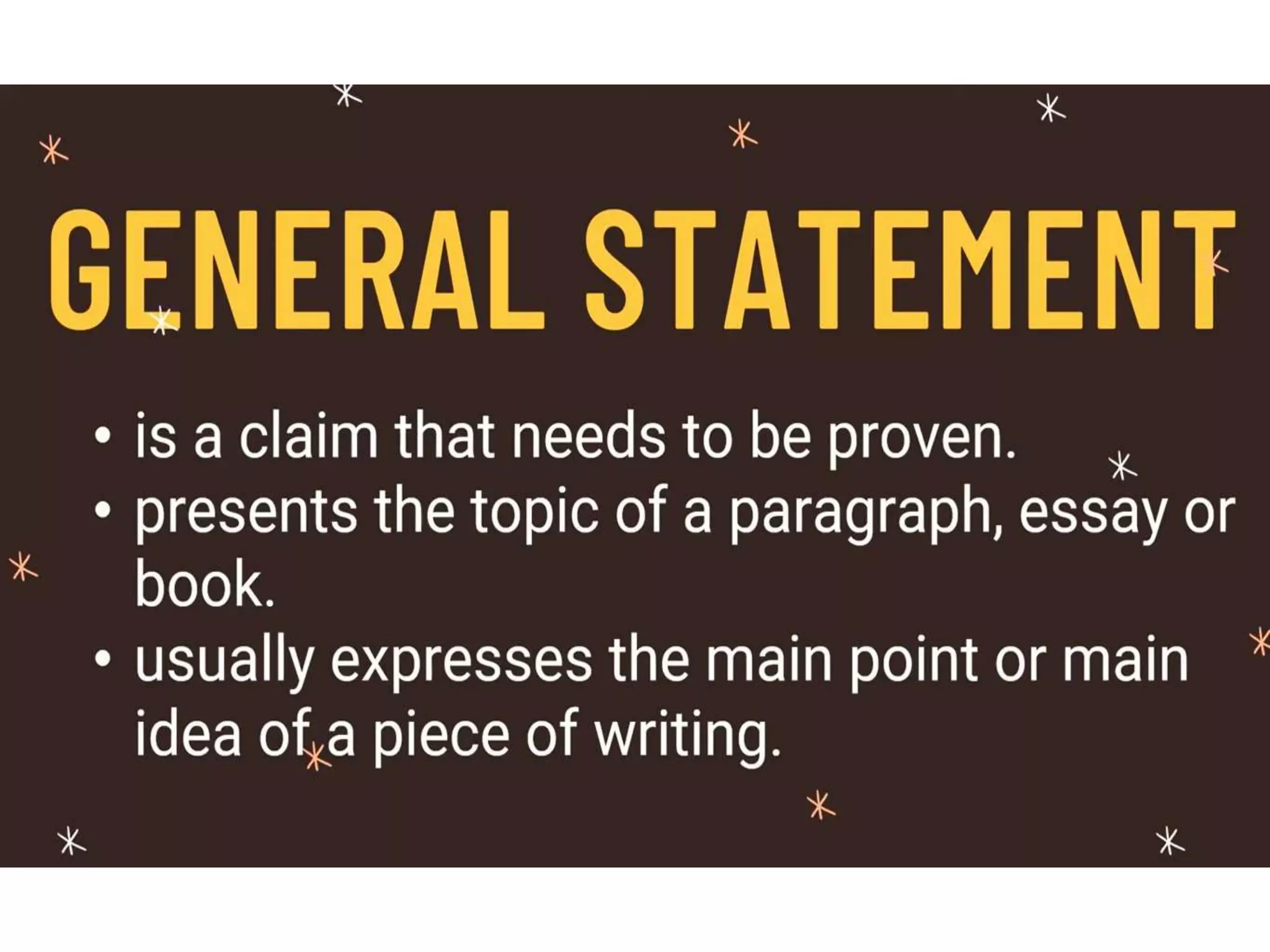 Citing evidence to support General Statements.pptx