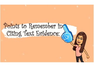 Citing evidence to support General Statements.pptx