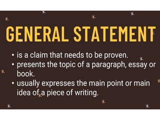 Citing evidence to support General Statements.pptx