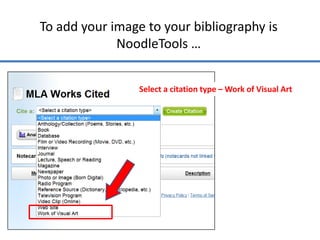 Citing Image of Visual Art | PPTX