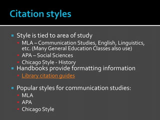 Citing sources* | PPT