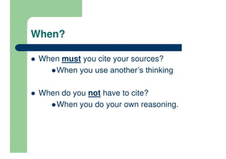 Citing Sources | PDF