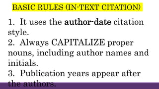 CITING SOURCES - APA IN-TEXT CITATION.pptx