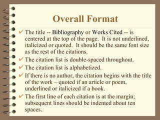 Citing sources (1) | PPT | Poetry | Books and Literature