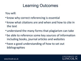 Citing sources and referencing 2012 v4 | PPT