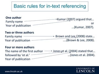 Citing sources and referencing 2012 v4 | PPT