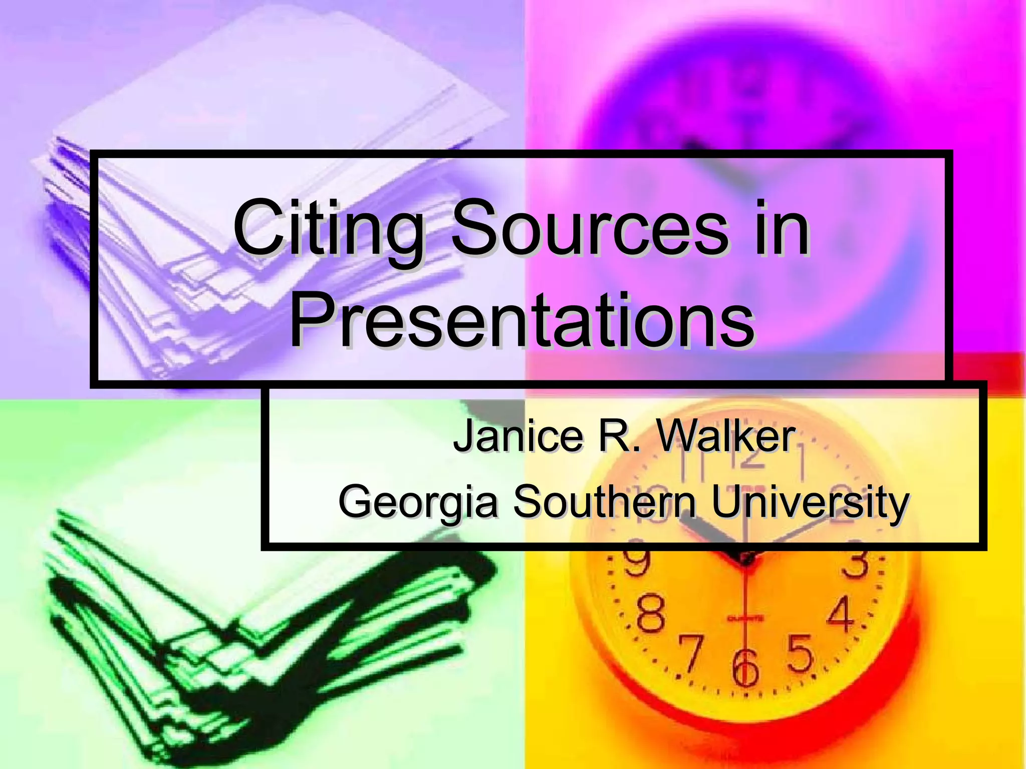 Citing sources in_presentations | PPT