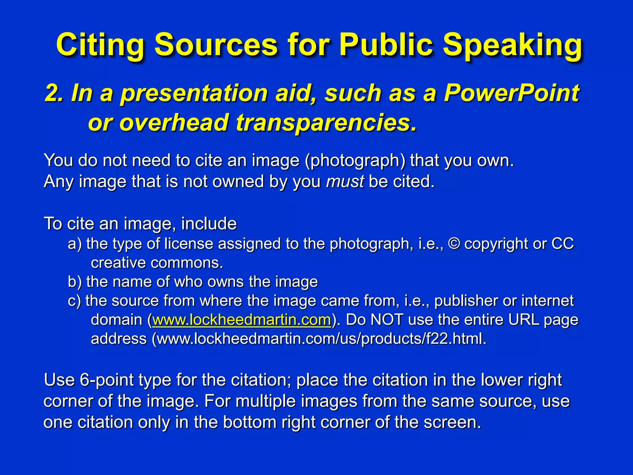 How to Cite Sources in a Speech | PPTX