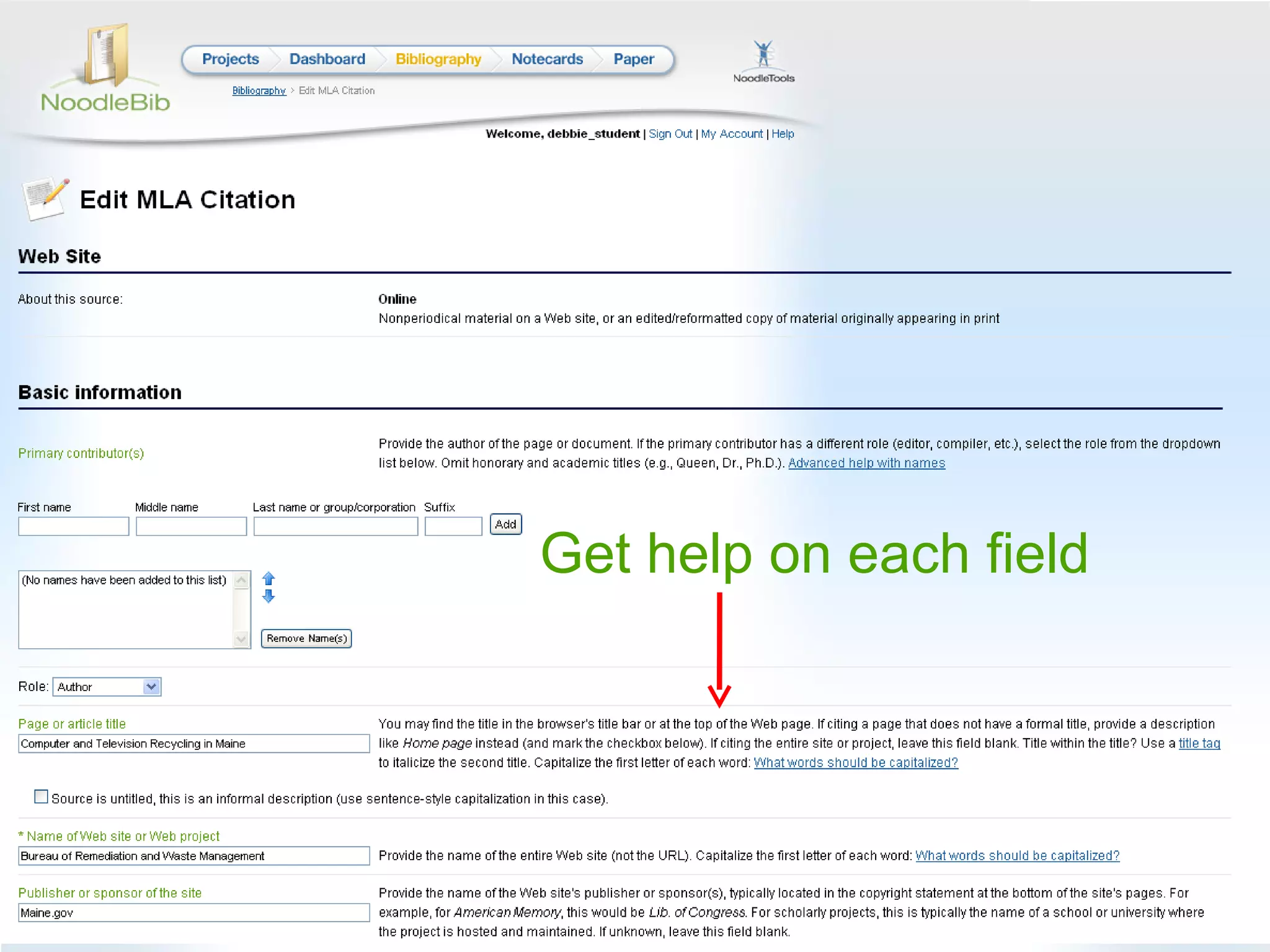 Citing Sources with Noodletools | PPT