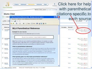 Citing Sources with Noodletools | PPT