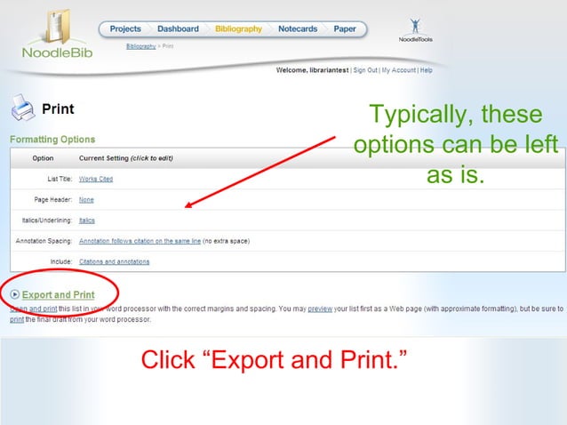 Citing Sources with Noodletools | PPT