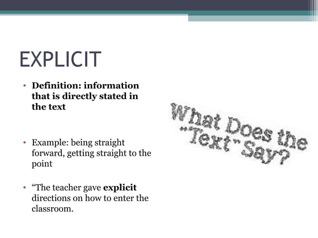 Citing Textual Evidence Vocabulary | PPT