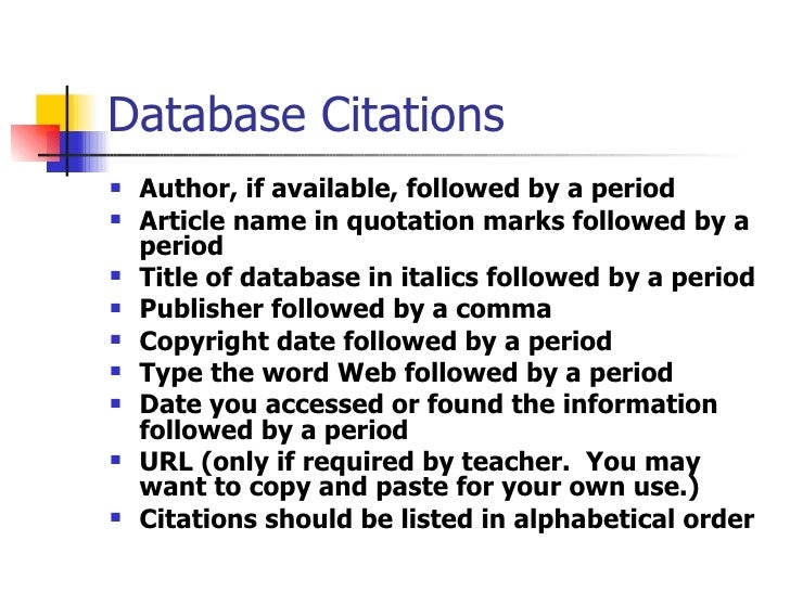 Different Ways Of Citing Sources
