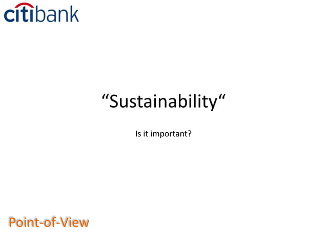 Citi presentation | PPT