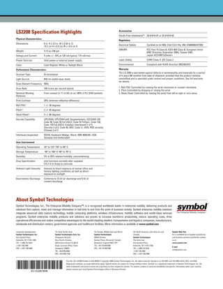 Motorola Symbol LS2208 - Cititor coduri de bare | PDF | Operating ...