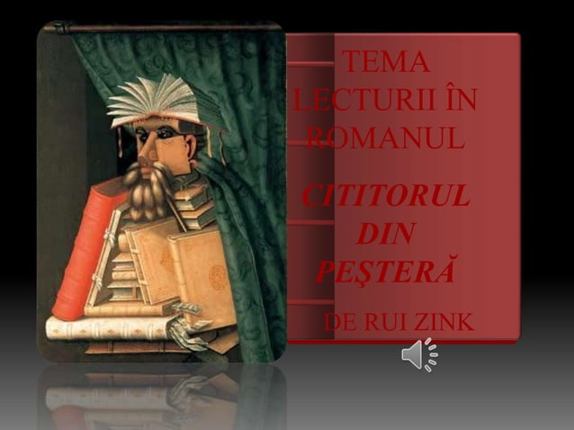 Cititorul din pestera alexandra | PPT