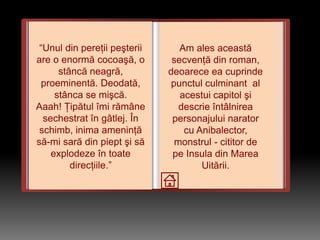 Cititorul din pestera alexandra | PPTX