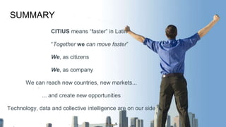 Citius pitch | PPTX | Business | Business and Finance