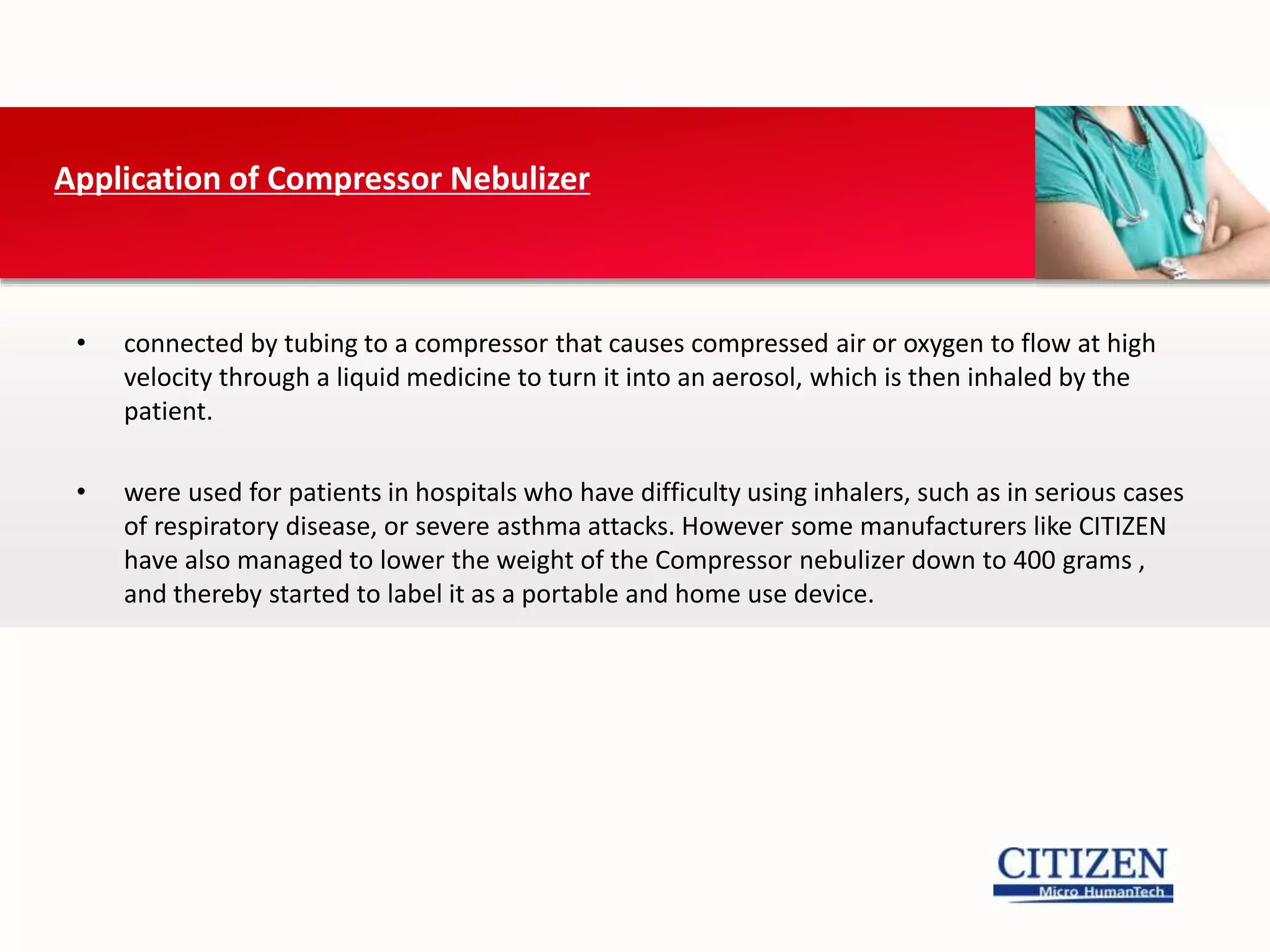CITIZEN Nebulizer Segment | PPTX