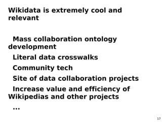 Citizen Science and Collaborative Data Crosswalks | PPT