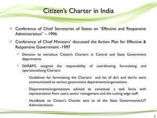 Citizen charter | PPT