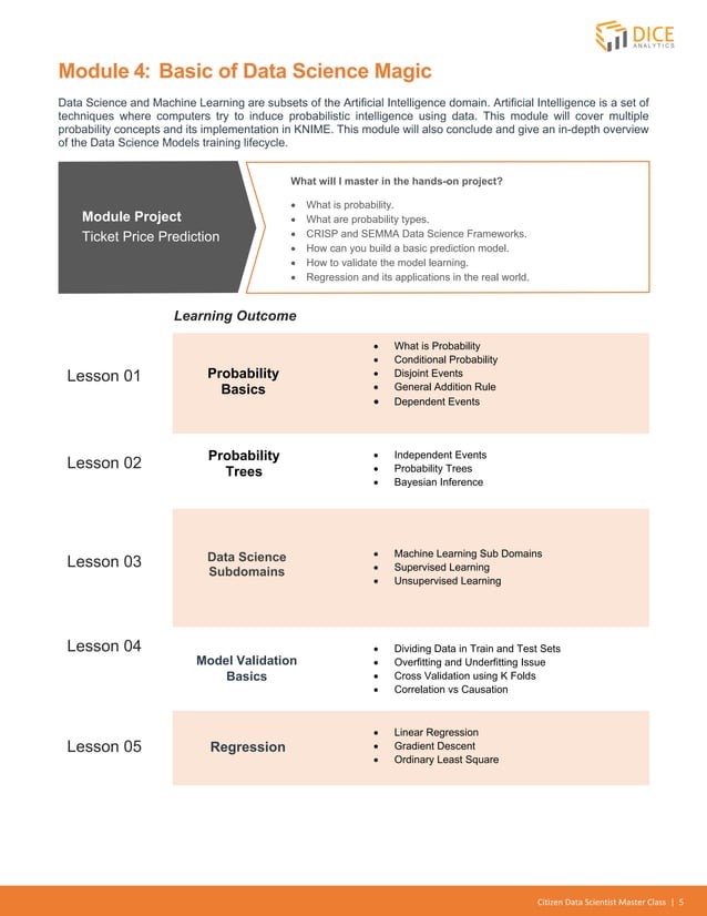 Citizen Data Science Training using KNIME | PDF
