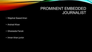 Citizen and embedded journalism | PPTX