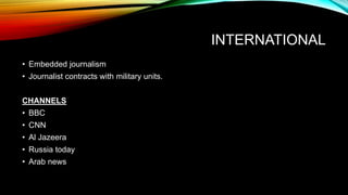 Citizen and embedded journalism | PPTX