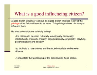 Citizen ethic | PPT