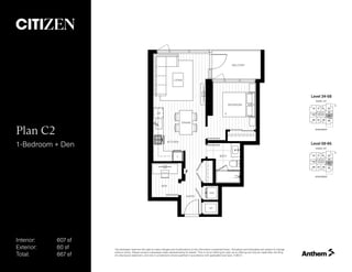 Citizen Burnaby Floor Plans | PDF