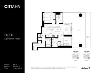 Citizen Burnaby Floor Plans | PDF