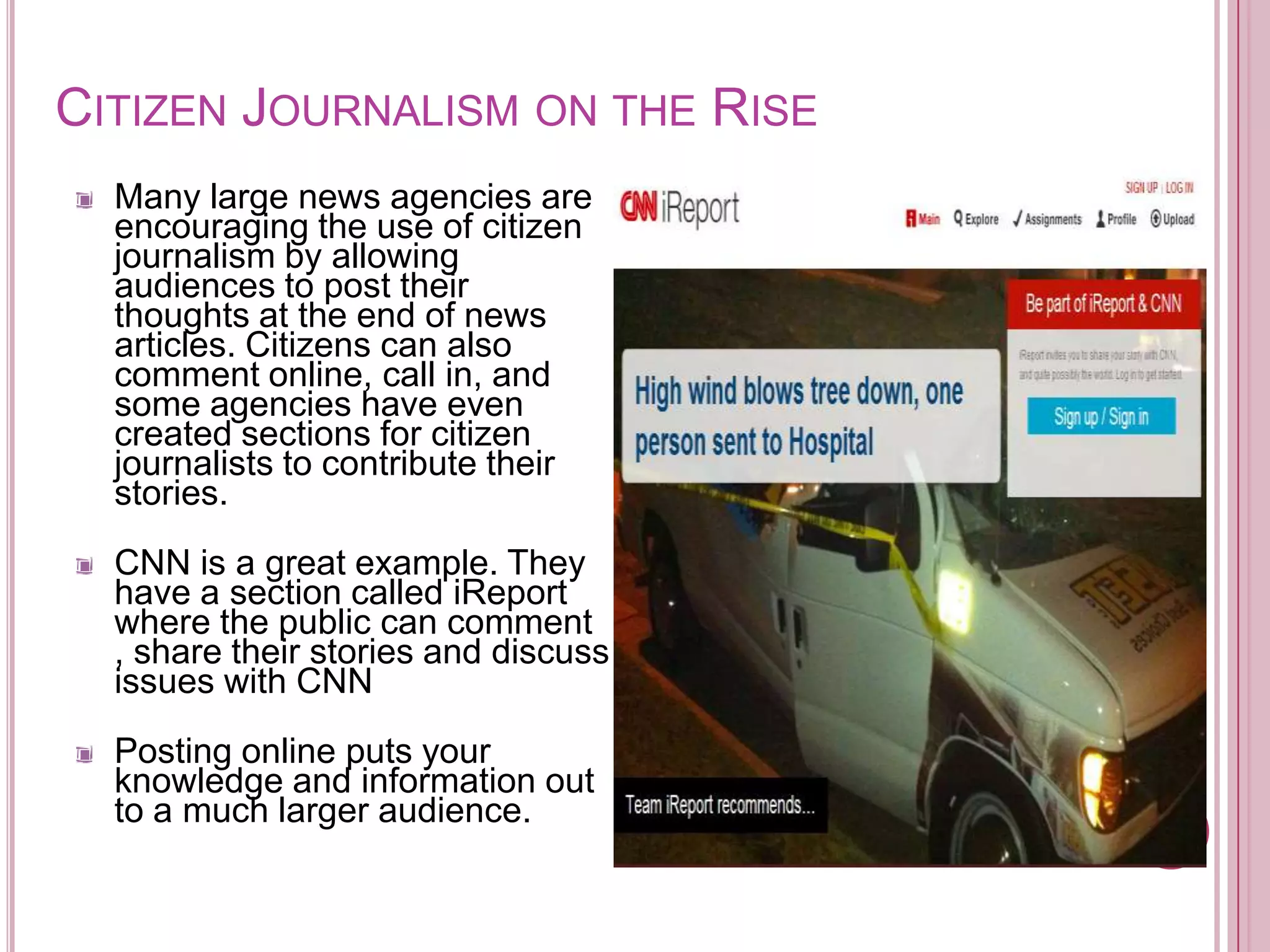 Citizen journalism | PPTX