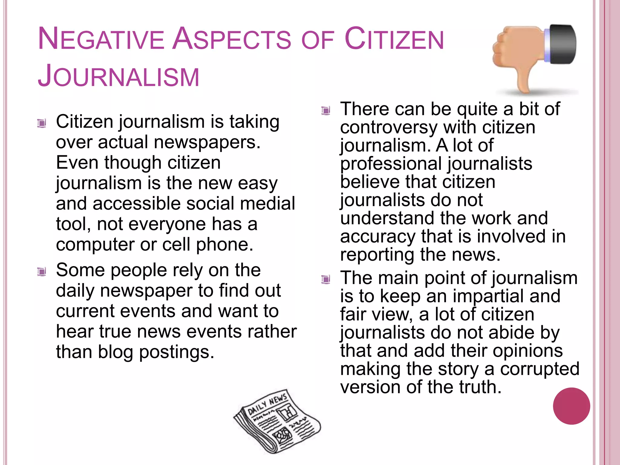 Citizen journalism | PPTX