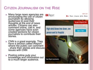 Citizen journalism | PPTX
