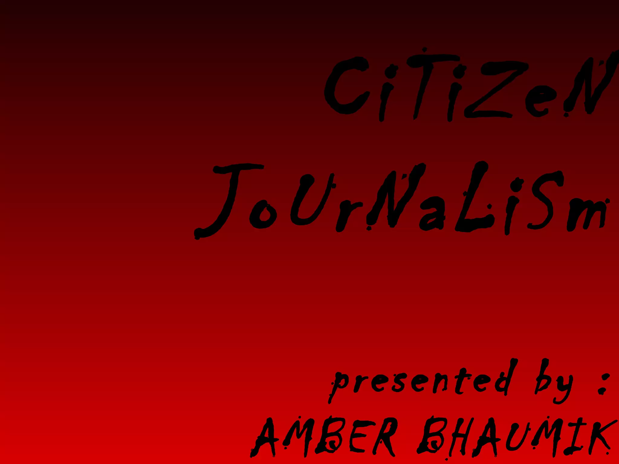 Citizen Journalism | PPT