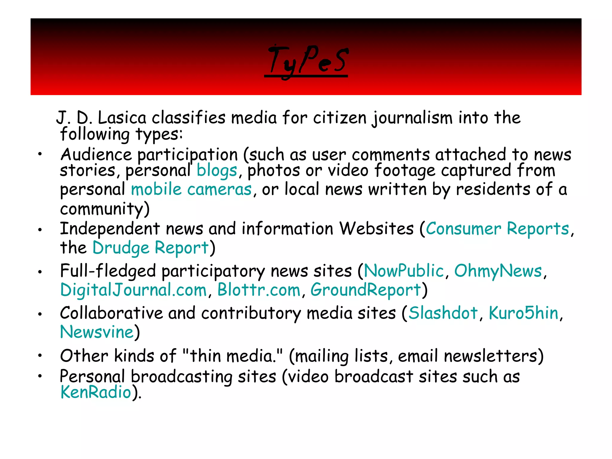 Citizen Journalism | PPT
