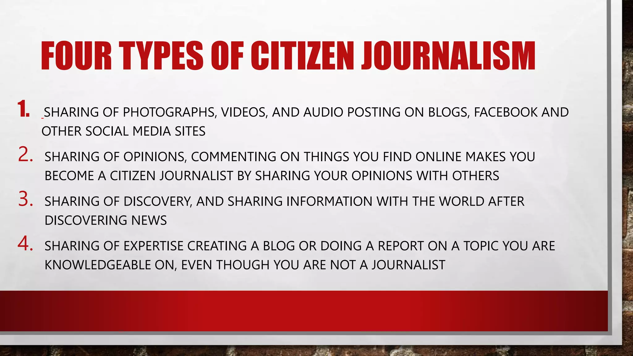 Citizen Journalism Pptx
