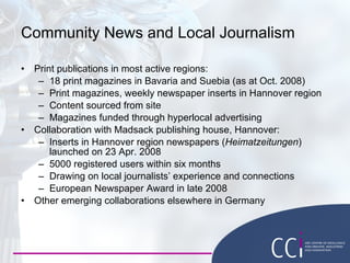 Citizen Journalism and Everyday Life: A Case Study of Germany’s myHeimat.de