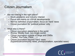 Citizen Journalism and Everyday Life: A Case Study of Germany’s myHeimat.de