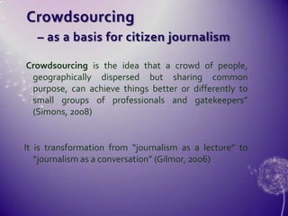 Presentation - Citizen Journalism | PPTX