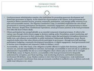 CITIZEN PARTICIPATION AND ITS EFFECT ON LOCAL GOVERNMENT.pptx