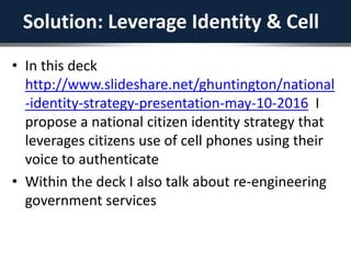 National ICT & Citizen Payments Strategy | PPTX | Internet | Computing