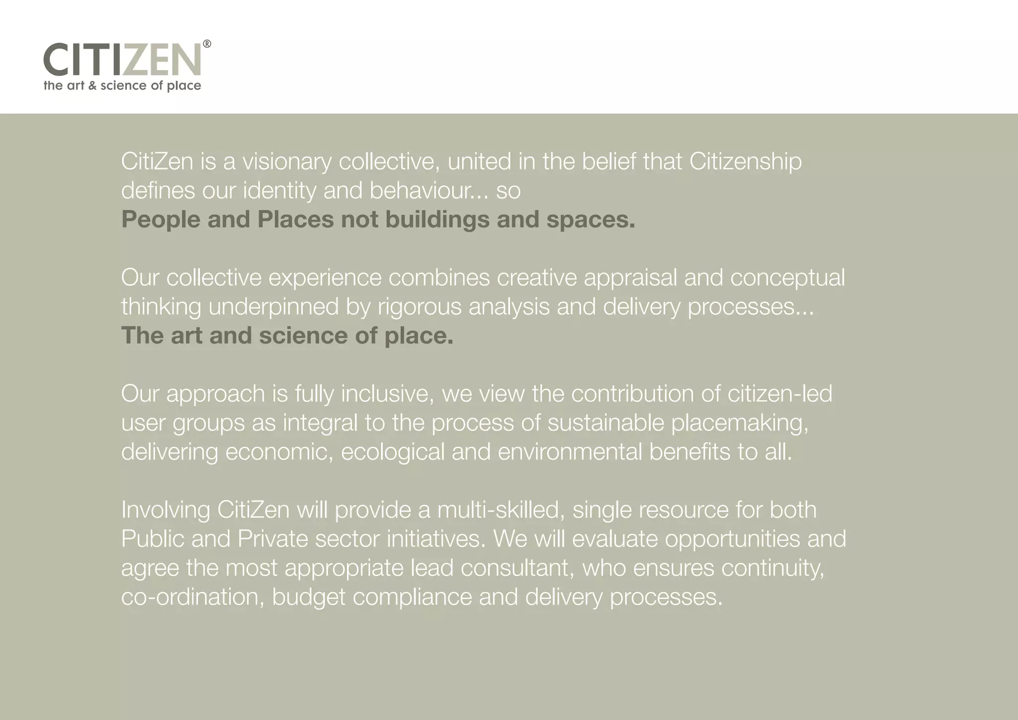 CitiZen Brochure | PDF